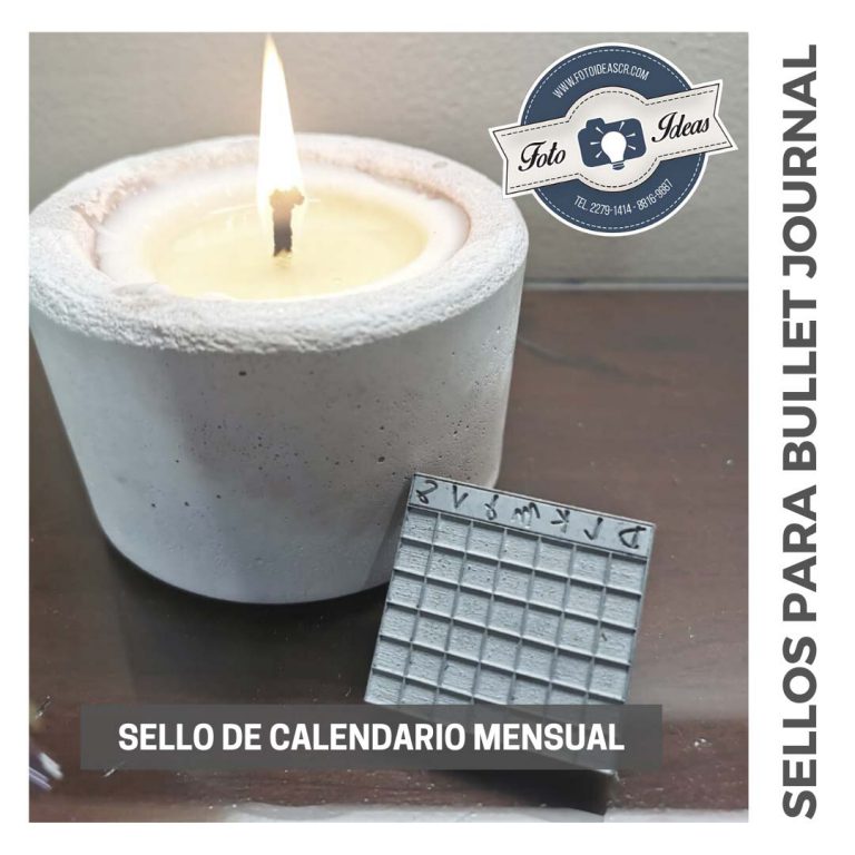 Sello de calendario para bullet journal – Fotoideas